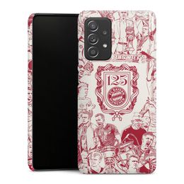 DeinDesign Galaxy A52s 5G Handy Premium Case Smartphone Handyh&uuml;lle Schutzh&uuml;lle gl&auml;nzend Fcb 125 Jahre Fc Bayern M&uuml;nchen Official Licensed Product Premium Case