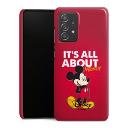 DeinDesign Galaxy A52s 5G Handy Premium Case Smartphone Handyh&uuml;lle Schutzh&uuml;lle gl&auml;nzend Disney Mouse Official Licensed Product Premium Case