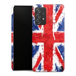 DeinDesign Galaxy A52s 5G Handy Premium Case Smartphone Handyh&uuml;lle Schutzh&uuml;lle gl&auml;nzend Flag Union Jack England Premium Case