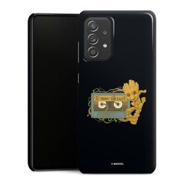 DeinDesign Galaxy A52s 5G Handy Premium Case Smartphone Handyh&uuml;lle Schutzh&uuml;lle gl&auml;nzend Guardians Of The Galaxy Groot Marvel Premium Case