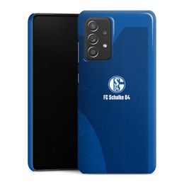 DeinDesign Galaxy A52s 5G Handy Premium Case Smartphone Handyh&uuml;lle Schutzh&uuml;lle gl&auml;nzend Bundesliga Official Licensed Product Fc Schalke 04 Premium Case