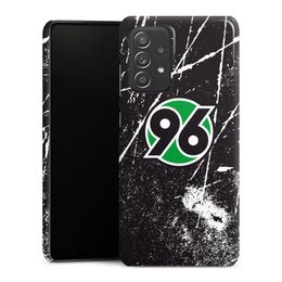 DeinDesign Galaxy A52s 5G Handy Premium Case Smartphone Handyh&uuml;lle Schutzh&uuml;lle gl&auml;nzend Coat Of Arms Hannover 96 H96 Premium Case