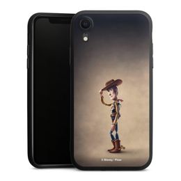 DeinDesign iPhone Xr Handy Premium Silikon H&uuml;lle Handyh&uuml;lle schwarz Case Disney Pixar Toy Story Woody Silikon Premium Case
