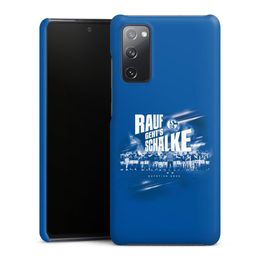 DeinDesign Galaxy S20 FE Handy Premium Case Smartphone Handyh&uuml;lle Schutzh&uuml;lle matt Ascent Fc Schalke 04 Official Licensed Product Premium Case
