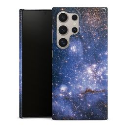 DeinDesign Galaxy S24 Ultra Handy Premium Case Smartphone Handyh&uuml;lle Schutzh&uuml;lle gl&auml;nzend Galaxy Weltall Weltraum Premium Case