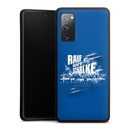 DeinDesign Galaxy S20 FE 5G Handy Premium Silikon H&uuml;lle Handyh&uuml;lle schwarz Case Ascent Fc Schalke 04 Official Licensed Product Silikon Premium Case
