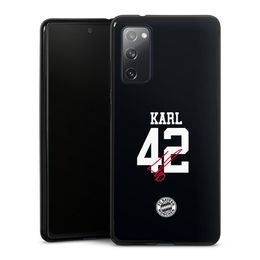 DeinDesign Galaxy S20 FE 5G Handy Silikon H&uuml;lle Case schwarz Handyh&uuml;lle Lennart Karl Merchandise Fc Bayern M&uuml;nchen