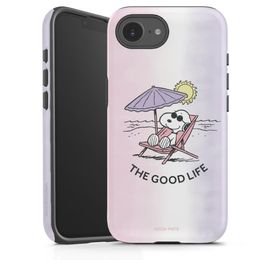 DeinDesign iPhone 16e Handy Panzer Handyh&uuml;lle robuste Outdoor H&uuml;lle Schutzh&uuml;lle gl&auml;nzend Snoopy Official Licensed Product Peanuts Tough Case