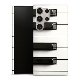 DeinDesign Galaxy S24 Ultra Handy Premium Case Smartphone Handyh&uuml;lle Schutzh&uuml;lle gl&auml;nzend Klavier Music Piano Premium Case
