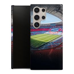 DeinDesign Galaxy S24 Ultra Handy Premium Case Smartphone Handyh&uuml;lle Schutzh&uuml;lle gl&auml;nzend Fcb Fc Bayern M&uuml;nchen Stadium Premium Case