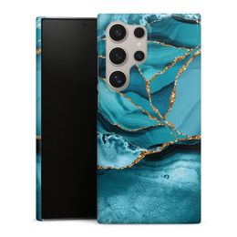 DeinDesign Galaxy S24 Ultra Handy Premium Case Smartphone Handyh&uuml;lle Schutzh&uuml;lle gl&auml;nzend Marble Gemstone Glitzer Premium Case