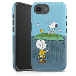 DeinDesign iPhone 16e Handy Panzer Handyh&uuml;lle robuste Outdoor H&uuml;lle Schutzh&uuml;lle gl&auml;nzend Peanuts Children Snoopy Tough Case
