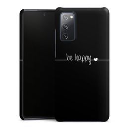 DeinDesign Galaxy S20 FE Handy Premium Case Smartphone Handyh&uuml;lle Schutzh&uuml;lle matt Sayings Happiness Statement Premium Case