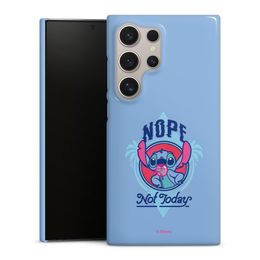 DeinDesign Galaxy S24 Ultra Handy Premium Case Smartphone Handyh&uuml;lle Schutzh&uuml;lle gl&auml;nzend Disney Sayings Lilo & Stitch Premium Case