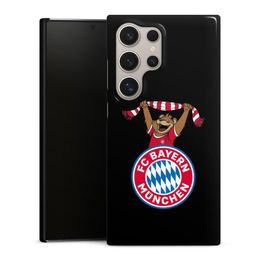 DeinDesign Galaxy S24 Ultra Handy Premium Case Smartphone Handyh&uuml;lle Schutzh&uuml;lle gl&auml;nzend Bernie Official Licensed Product Fc Bayern M&uuml;nchen Premium Case