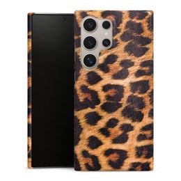DeinDesign Galaxy S24 Ultra Handy Premium Case Smartphone Handyh&uuml;lle Schutzh&uuml;lle gl&auml;nzend Animal Print Leopard Fur Premium Case