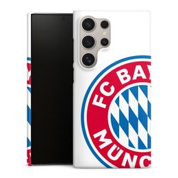 DeinDesign Galaxy S24 Ultra Handy Premium Case Smartphone Handyh&uuml;lle Schutzh&uuml;lle gl&auml;nzend Logo Fc Bayern M&uuml;nchen Fcb Premium Case