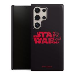 DeinDesign Galaxy S24 Ultra Handy Premium Case Smartphone Handyh&uuml;lle Schutzh&uuml;lle gl&auml;nzend Star Wars Merchandise Logo Premium Case