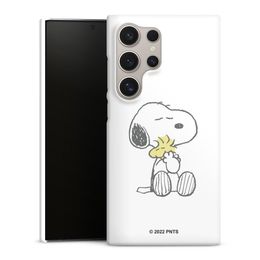 DeinDesign Galaxy S24 Ultra Handy Premium Case Smartphone Handyh&uuml;lle Schutzh&uuml;lle gl&auml;nzend Snoopy Love Peanuts Premium Case