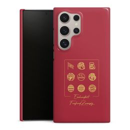DeinDesign Galaxy S24 Ultra Handy Premium Case Smartphone Handyh&uuml;lle Schutzh&uuml;lle gl&auml;nzend Merchandise Fc Bayern M&uuml;nchen Fcb 125 Jahre Premium Case