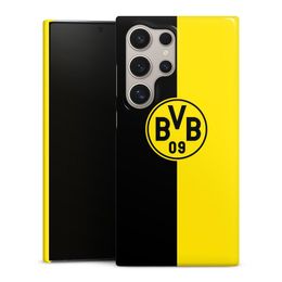DeinDesign Galaxy S24 Ultra Handy Premium Case Smartphone Handyh&uuml;lle Schutzh&uuml;lle gl&auml;nzend Borussia Dortmund Bvb Coat Of Arms Premium Case