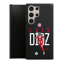 DeinDesign Galaxy S24 Ultra Handy Premium Case Smartphone Handyh&uuml;lle Schutzh&uuml;lle gl&auml;nzend Fc Bayern M&uuml;nchen Official Licensed Product Luis Diaz Premium Case