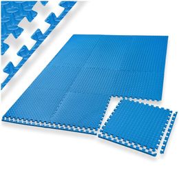 TecTake&reg; Schutzmattenset, 12-teilig mit 24 Randst&uuml;cken, weich und rutschfest, leichte Reinigung und flexibel erweiterbar