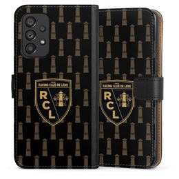 DeinDesign Galaxy A53 5G Handy Klapph&uuml;lle Handyh&uuml;lle aus Kunst Leder schwarz Flip Case Rcl Jersey Soccer Sideflip mit langer Lasche