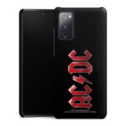 DeinDesign Galaxy S20 FE 5G Handy Premium Case Smartphone Handyh&uuml;lle Schutzh&uuml;lle matt Acdc Logo Merchandise Premium Case