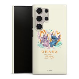 DeinDesign Galaxy S24 Ultra Handy Premium Case Smartphone Handyh&uuml;lle Schutzh&uuml;lle gl&auml;nzend Official Licensed Product Lilo & Stitch Disney Premium Case