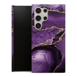 DeinDesign Galaxy S24 Ultra Handy Premium Case Smartphone Handyh&uuml;lle Schutzh&uuml;lle gl&auml;nzend Pink Glitzer Marble Premium Case