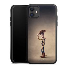 DeinDesign iPhone 11 Handy Premium Silikon H&uuml;lle Handyh&uuml;lle schwarz Case Disney Pixar Toy Story Woody Silikon Premium Case