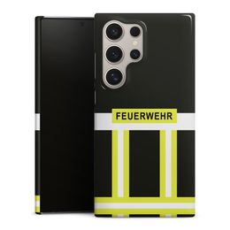 DeinDesign Galaxy S24 Ultra Handy Premium Case Smartphone Handyh&uuml;lle Schutzh&uuml;lle gl&auml;nzend Fire Fighters Job Fire Fighter Premium Case