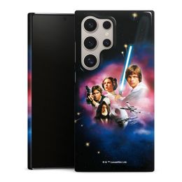 DeinDesign Galaxy S24 Ultra Handy Premium Case Smartphone Handyh&uuml;lle Schutzh&uuml;lle gl&auml;nzend Star Wars Lightsaber Merchandise Premium Case