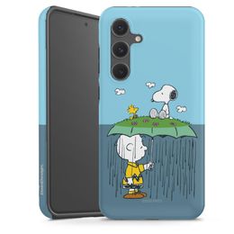 DeinDesign Galaxy S24 FE 5G Handy Panzer Handyh&uuml;lle robuste Outdoor H&uuml;lle Schutzh&uuml;lle gl&auml;nzend Peanuts Children Snoopy Tough Case
