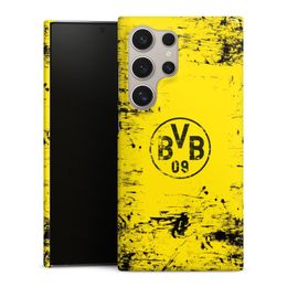 DeinDesign Galaxy S24 Ultra Handy Premium Case Smartphone Handyh&uuml;lle Schutzh&uuml;lle gl&auml;nzend Bvb Official Licensed Product Borussia Dortmund Premium Case