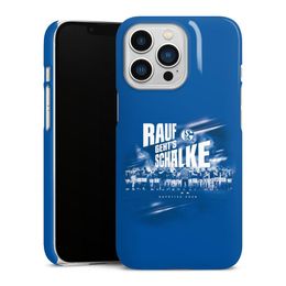DeinDesign iPhone 13 Pro Handy Premium Case Smartphone Handyh&uuml;lle Schutzh&uuml;lle gl&auml;nzend Official Licensed Product Ascent Fc Schalke 04 Premium Case