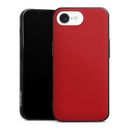 DeinDesign iPhone 17e Handy Silikon H&uuml;lle Case schwarz Handyh&uuml;lle Colour Red Unicoloured