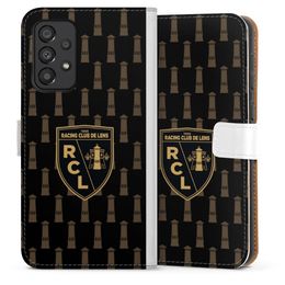 DeinDesign Galaxy A33 5G Handy Klapph&uuml;lle Handyh&uuml;lle aus Kunst Leder wei&szlig; Flip Case Rcl Soccer Jersey Sideflip mit Lasche