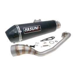 Auspuff Yasuni Scooter 4 Black Edition f&uuml;r Yamaha N-Max 125 15-16