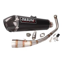Auspuff Yasuni Scooter 4 Black Edition f&uuml;r Honda Forza, SH 125 -2020 -Euro4