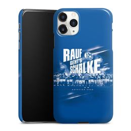 DeinDesign iPhone 11 Pro Max Handy Premium Case Smartphone Handyh&uuml;lle Schutzh&uuml;lle gl&auml;nzend Official Licensed Product Ascent Fc Schalke 04 Premium Case