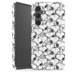 DeinDesign Galaxy S24 FE 5G Handy Panzer Handyh&uuml;lle robuste Outdoor H&uuml;lle Schutzh&uuml;lle gl&auml;nzend Peanuts Snoopy Muster Tough Case