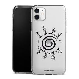 DeinDesign iPhone 11 Handy Slim Case Silikon Handyh&uuml;lle transparent H&uuml;lle extra d&uuml;nn Siegel Uzumaki Naruto Shippuden Silikon Slim Case