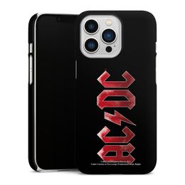 DeinDesign iPhone 13 Pro Handy Premium Case Smartphone Handyh&uuml;lle Schutzh&uuml;lle matt Acdc Merchandise Logo Premium Case