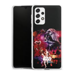 DeinDesign Galaxy A33 5G Handy Silikon H&uuml;lle Case transparent Handyh&uuml;lle Merchandise Star Wars Darth Vader Silikon Case