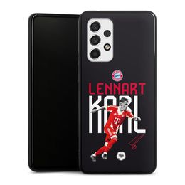DeinDesign Galaxy A53 5G Handy Silikon H&uuml;lle Case schwarz Handyh&uuml;lle Fcb Lennart Karl Official Licensed Product
