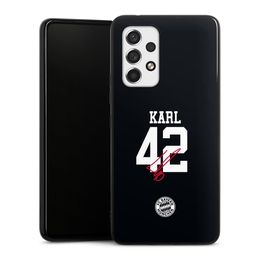 DeinDesign Galaxy A53 5G Handy Silikon H&uuml;lle Case schwarz Handyh&uuml;lle Lennart Karl Merchandise Fc Bayern M&uuml;nchen