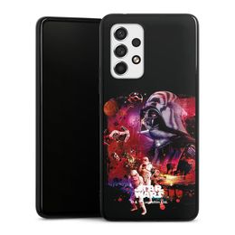 DeinDesign Galaxy A53 5G Handy Silikon H&uuml;lle Case schwarz Handyh&uuml;lle Merchandise Star Wars Darth Vader