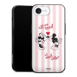 DeinDesign iPhone 16e Handy Silikon H&uuml;lle Case schwarz Handyh&uuml;lle Love Disney